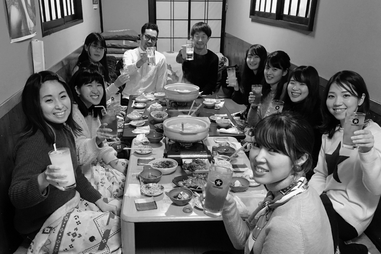 2019年スタッフ新年会 | amanojack design（パンダ合同会社） | 奈良を拠点とするデザイン会社で大阪、東京、台湾等でも活動中。